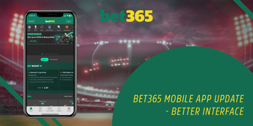 New Features and Improved Design in the Bet365 App